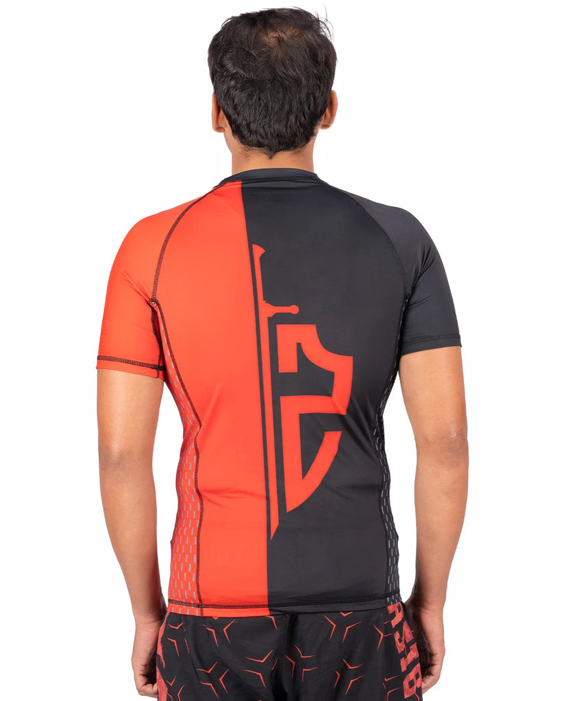 SASIB Yin & Yang Rashguard - Red | Black