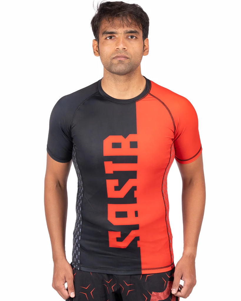 SASIB Yin & Yang Rashguard - Red | Black